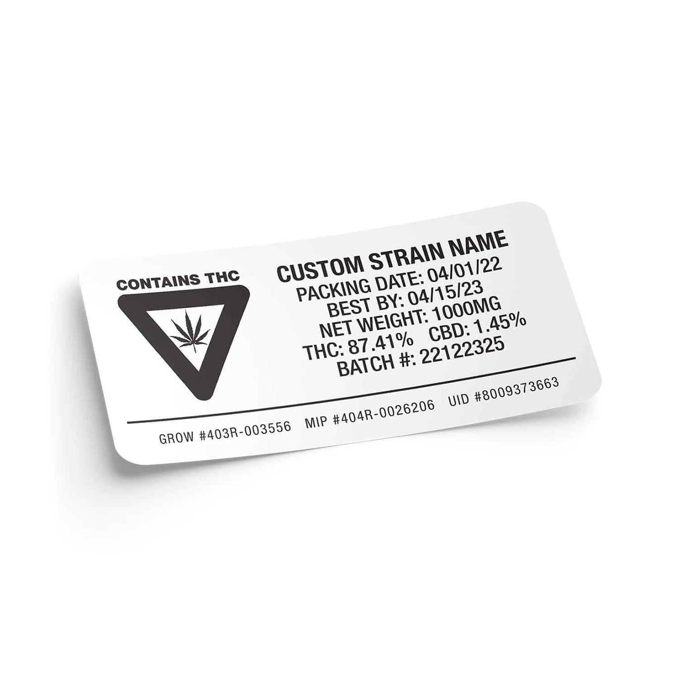 Buy Custom Hemp Labels: Fast, Affordable and No Minimums with Free ...