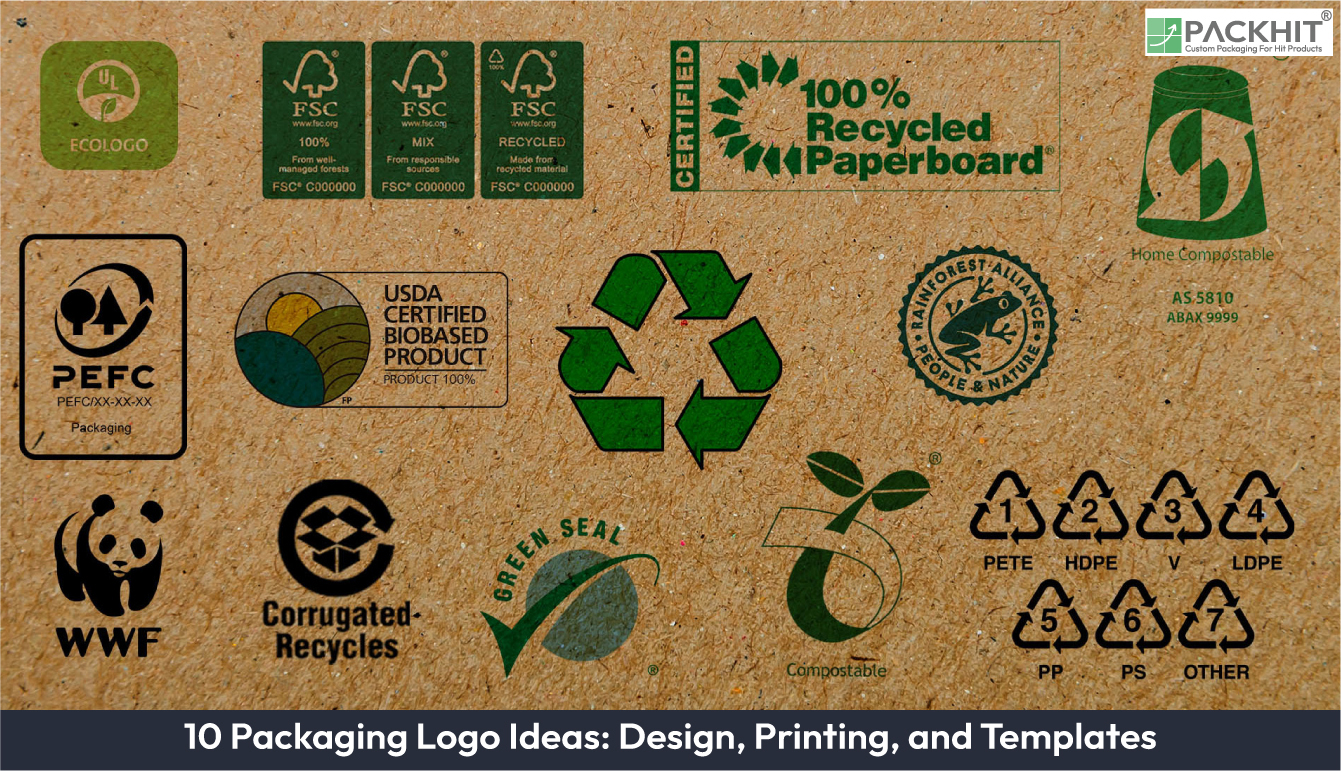 10 Packaging Logo Ideas: Design, Printing, and Templates