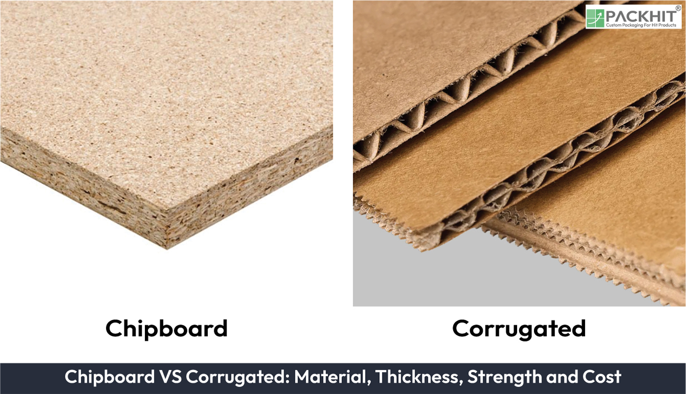 Chipboard VS Corrugated: Material, Thickness, Strength and Cost