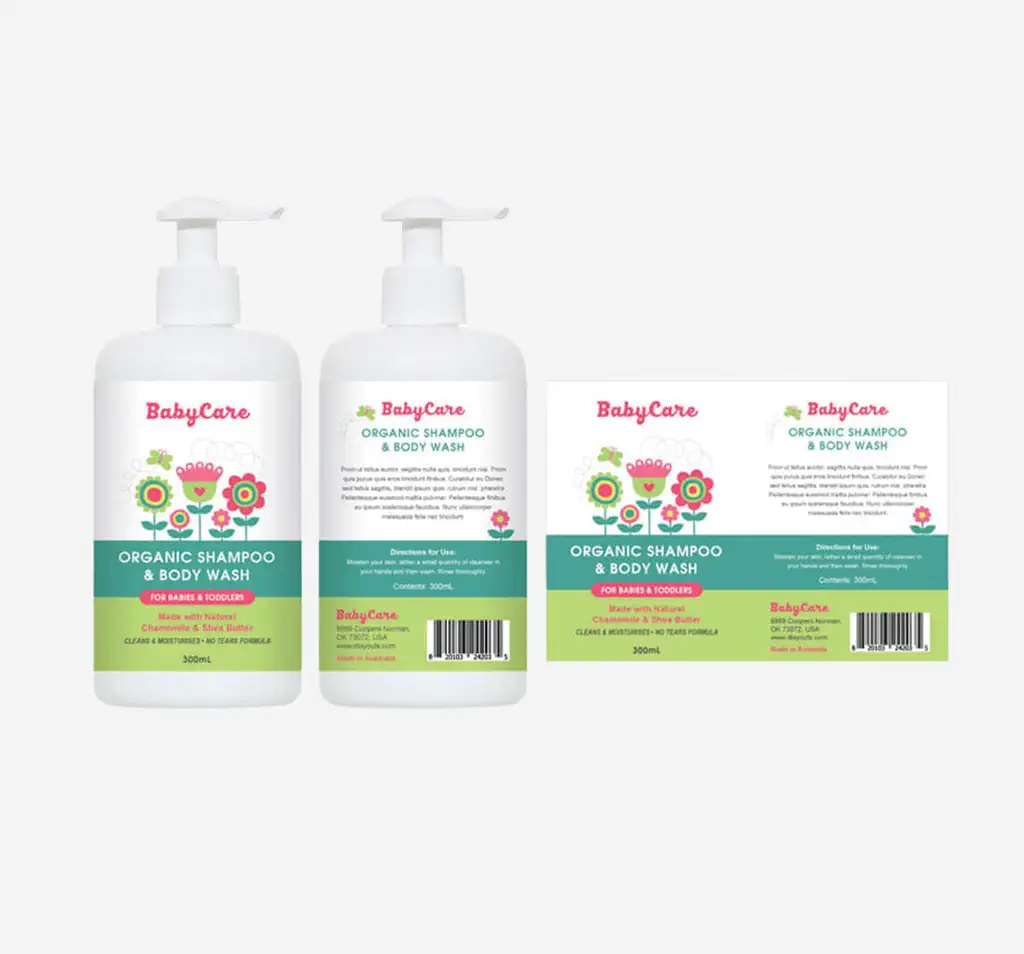 Custom Shampoo Labels | Packhit.com